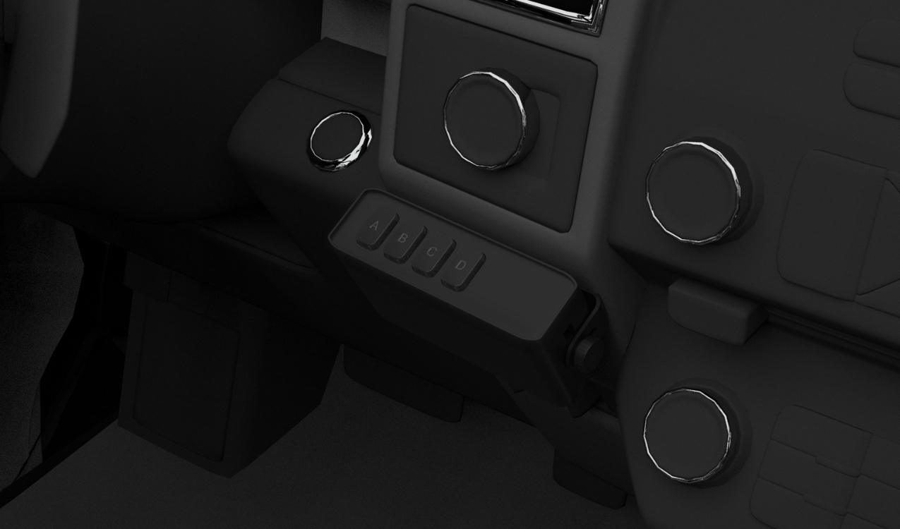 Universal 4 Switch Control Box - C-4SCB | SpeedTech Lights